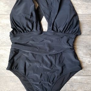 Swim | Sexy Monokini One Piece Swimsuit Cross Wrap Black | Poshmark